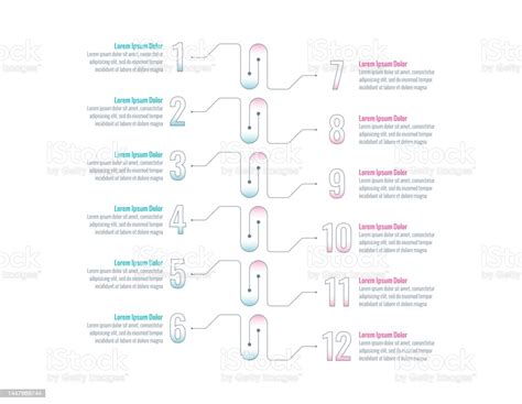112 숫자 인포 그래픽 템플릿입니다 비즈니스 인터넷 웹 연례 보고서 책 잡지 인포 그래픽 템플릿입니다 12단계 정보 템플릿 3