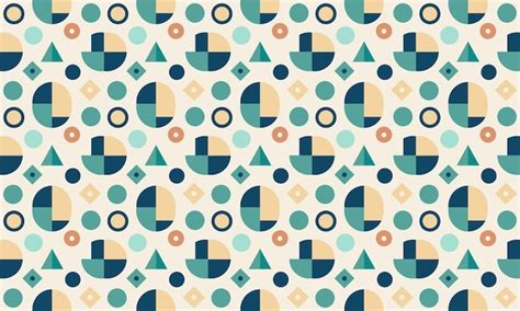 Premium Photo Modern Geometry Seamless Pattern Wallpaper Background