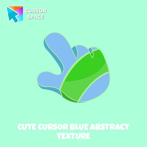 Cursor Cute Cursor Blue Abstract Texture Pack Cursor Space