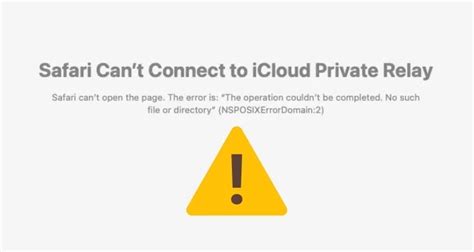Safari Can T Connect To ICloud Private Relay Fixed On Mac Sequoia IPhone IOS