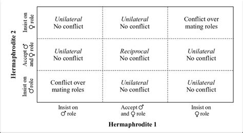 Scheme Illustrating The Occurrence Of Conflicts Over Mating Roles Download Scientific Diagram