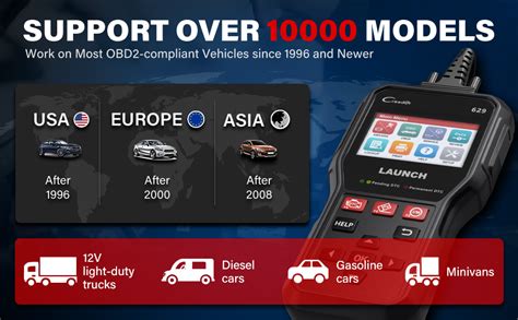 Launch CR629 Code Reader OBD2 Scanner Launchx431online
