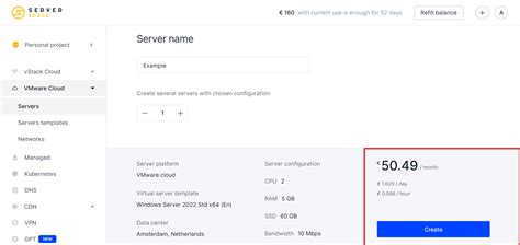 How To Create A Server In The Serverspace Control Panel