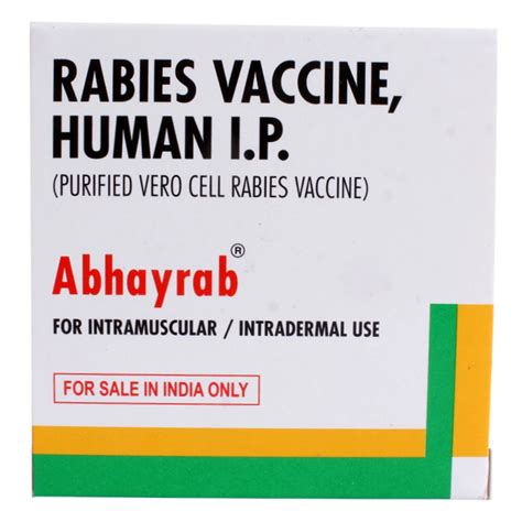 Abhayrab Vaccine View Usage Side Effects Price And Subtitute Egmedi