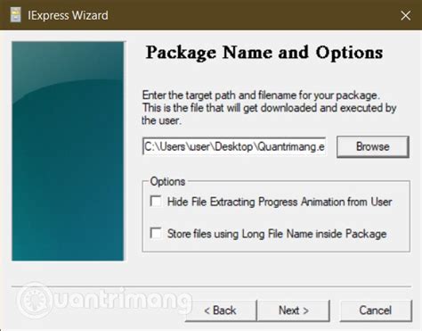 Cách convert file script PowerShell ps sang exe bằng IExpress trên Windows