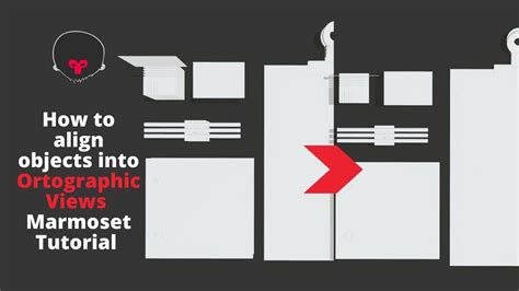 how to align objects into ortographic views marmoset tutorial