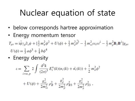 Ppt Isospin Effect In Asymmetric Nuclear Matter With Qhd Ii Model Powerpoint Presentation
