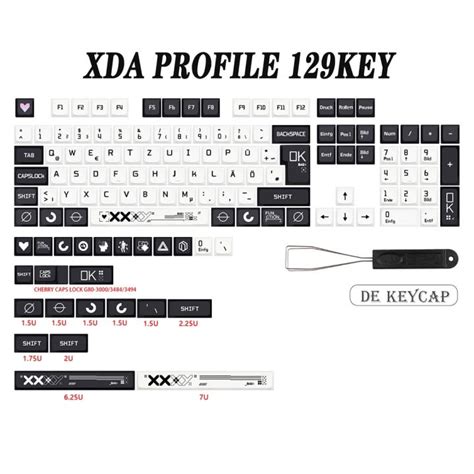 CS Go Printstream Theme XDA Keycap German French Spain ISO Dye Sub Keycaps For TKL87 GMMK Pro 7U