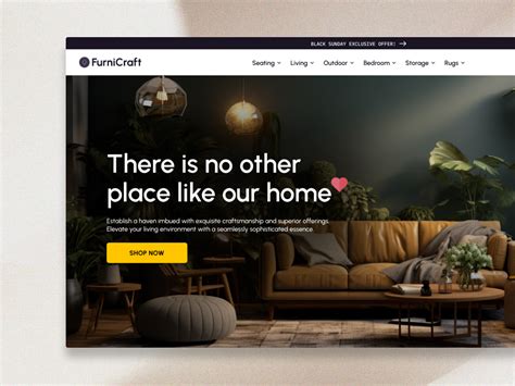 furniture e commerce website design by arjun a on dribbble