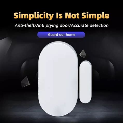 Wifi безжичен алармен датчик за врата прозорец аларма 433 Mhz сензор за врати прозорци 433mhz