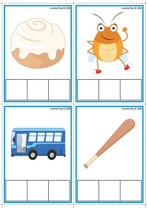 Cvc Phoneme Segmentation Cards
