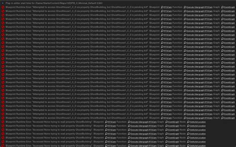 pending kill error blueprints unrealengine de