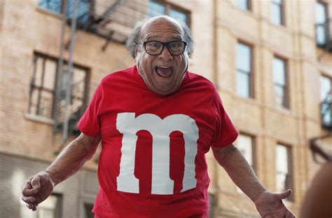 Danny Devito Talks Transforming Into Red In Mandms Super Bowl Commercial