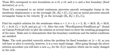Solved Use The Fourier Series And The Technique Of