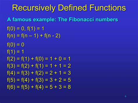 Recursive Definitions In Discrete Mathmatcs Pptx