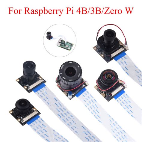 Raspberry Pi โมดูลกล้องมองกลางคืน 65 ° 75 ° 130 ° 175 ° 5mp ° พร้อม