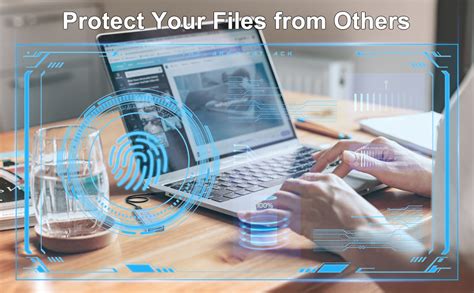 Newq Fingerprint Biometric External Hard Drive 512 Gb Ssd Harddrive Disk Small Usb