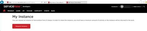How To Request A Servicenow Developer Instance To Integrate With Sccm