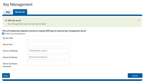 OneFS External Key Management For Data Encryption Unstructured Data