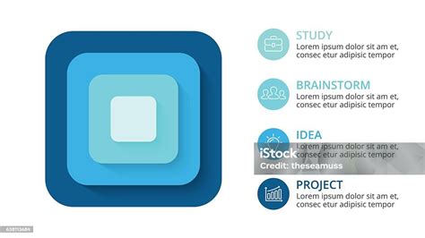 벡터 서클 화살표 인포그래픽 사이클 다이어그램 정사각형 그래프 프레젠테이션 차트 0명에 대한 스톡 벡터 아트 및 기타 이미지 0명 4가지 개체 그래프 Istock