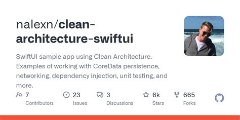 Issues · Nalexnclean Architecture Swiftui · Github