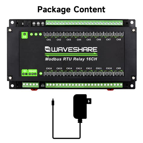 Modbus Rtu 16 Ch 릴레이 모듈 Rs485 인터페이스 다중 절연 보호 회로 포함 Buy 보호 회로 다중 보호