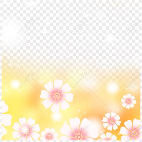 손으로 그린 노란색 봄 일러스트 식물 조명 효과 꽃일주노랑 Png 일러스트 무료 다운로드 Lovepik