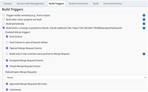 How To Trigger A Jenkins Build From Gitlab Using A Webhook Middleware