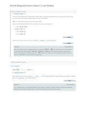 Managerial Economics Chapters 7 9 Problem Set ECN 601 Course Hero