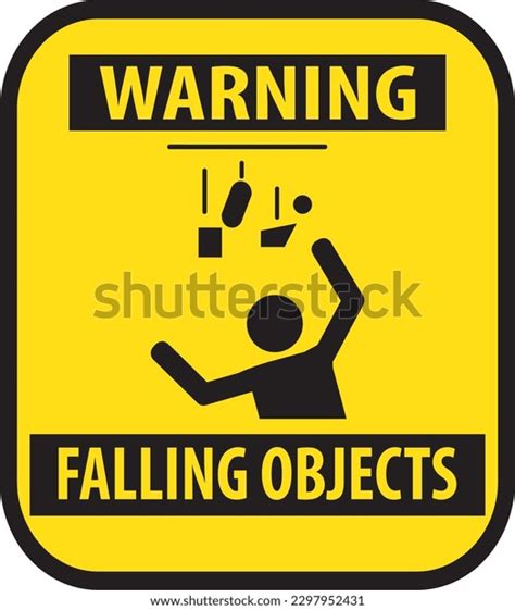 Falling Objects Warning Sign Vector Stock Vector Royalty Free 2297952431 Shutterstock