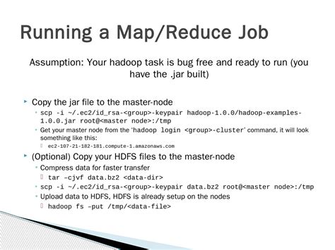 tutorial setting up amazon ec2 and using hadoop