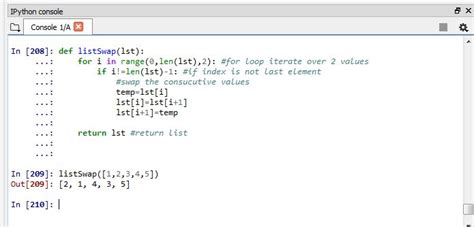 Solved Write A Function ListSwap Lst That Takes A List Lst As A