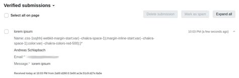 sending form returns chakra ui styles in netlify forms · issue 6494 · chakra ui chakra ui · github