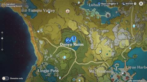 Genshin Impact Liyues Geoculus Locations Lisha And The Sea Of Clouds