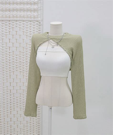 [1 1할인 당일출고🚀 여리핏 힙 레이어드룩] 트베르 루즈핏 시스루 네트 그물 언발 사선 크롭 니트 볼레로 에이블리