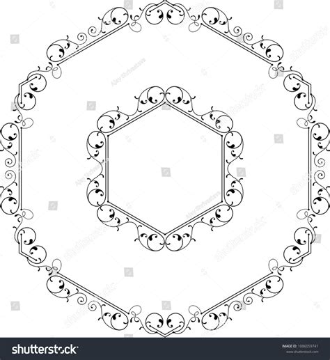 Frame Border Design Vector Art Illustration Stock Vector Royalty Free Shutterstock