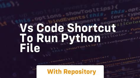 Vs Code Shortcut To Run Python File Youtube