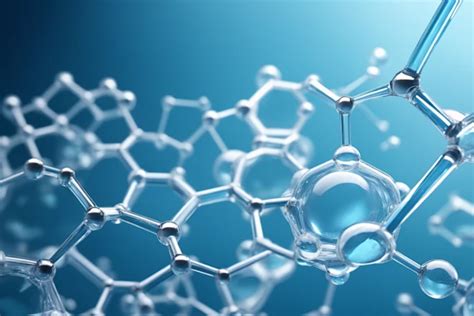 粒子结构医美液体泡泡分子3d医疗模型 花瓣网