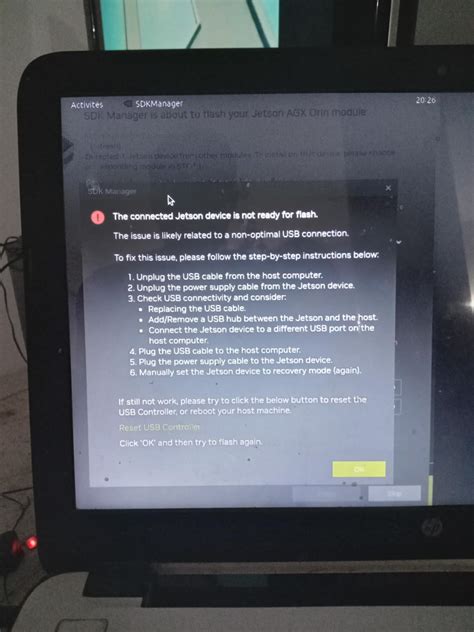 Sdk Manager Failed To Flash In Jetson Xavier Agx Jetson Agx Xavier