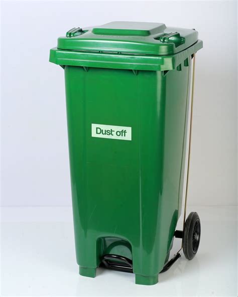 Hdpe 120l Garbage Bin With Wheel And Pedal Inox Green At Best Price In Kochi