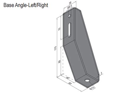 Base Angle Loor Elements Aluminium Profilealuminum Extrusions