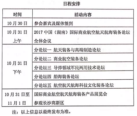 重要的事情说三遍！2017湖南商业航空航天航海装备论坛来啦~