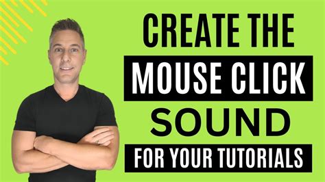 How To Add Mouse Click Sound When You Are Recording Your Screen Youtube