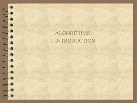 Ppt Algorithms 1 Introduction Powerpoint Presentation Free Download Id9207570