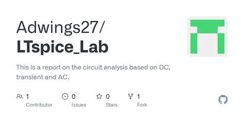 Github Adwings27 Ltspice Lab This Is A Report On The Circuit