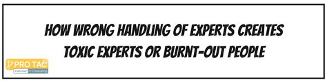 Article How Wrong Handling Of Experts Creates Toxic Experts Or Burnt
