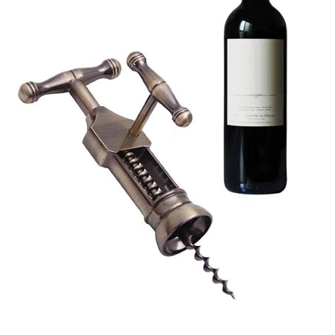 빈티지 아연 합금 샴페인 와인 오프너 코르크 코르크 스크류 파티 바 도구 뜨거운 판매오프너 Aliexpress