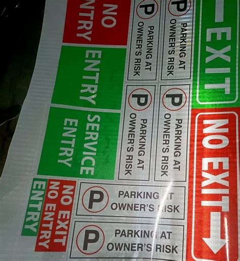 Fire Exit Sign Board Manufacturers At Rs Piece In Indore ID