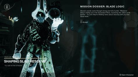 Destiny 2 Mission Dossier Blade Logic Quest Walkthrough Progametalk