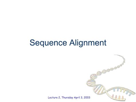 Ppt Sequence Alignment Powerpoint Presentation Free Download Id836844